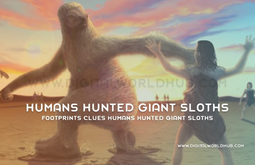 Footprints Clues Humans Hunted Giant Sloths | Digital World Hub