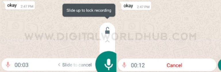 WhatsApp’s New Feature To Make Voice Notes | Digital World Hub