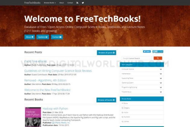 Best 10 eBook Websites To Download | Digital World Hub